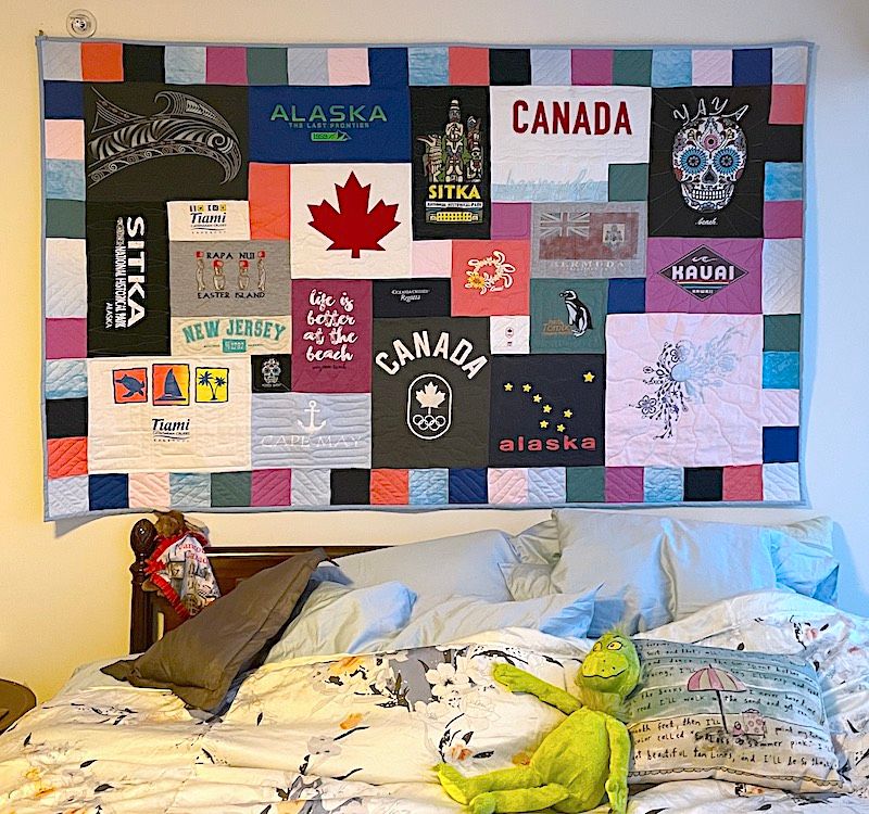 Planning a Travel T-shirt Quilt